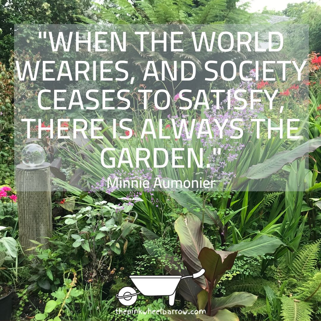 Gardening Inspiration Quote 50 – The Pink Wheelbarrow
